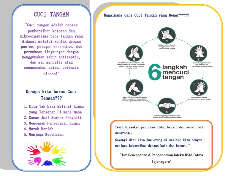 Brosur Cuci Tangan Ppi | PDF