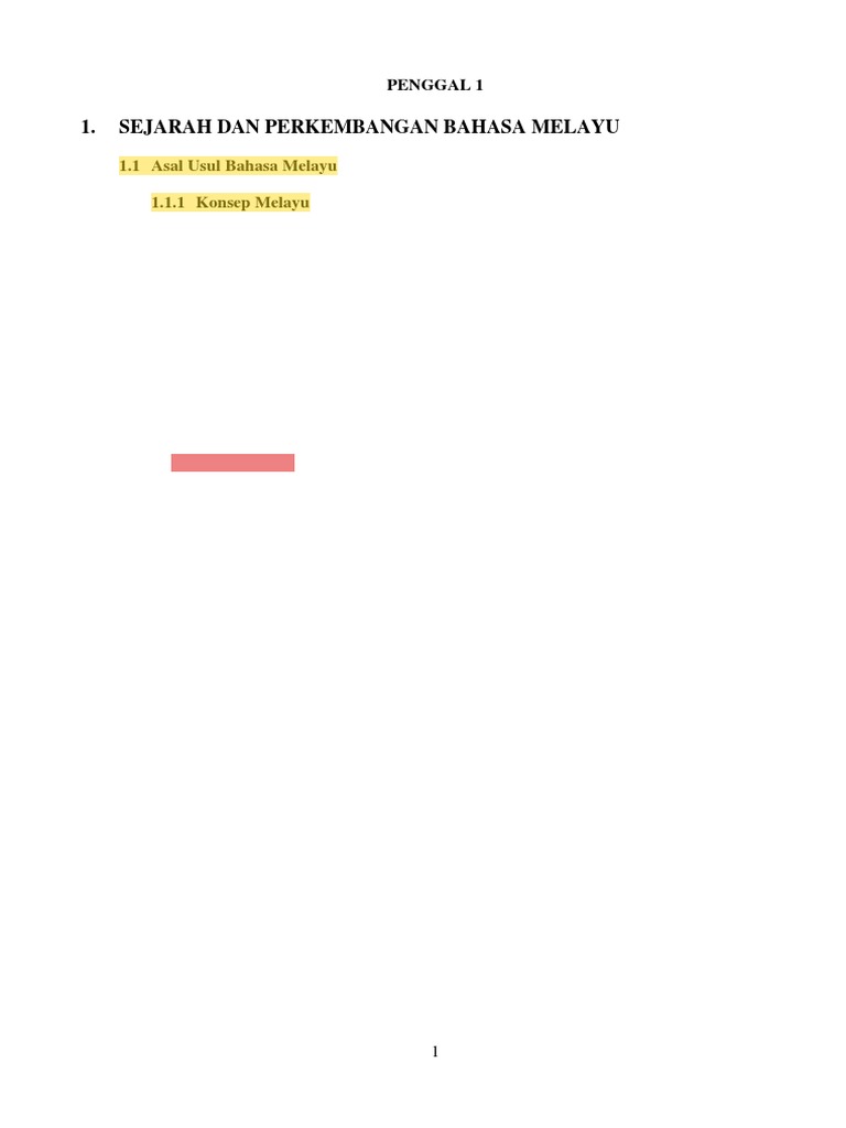 Modul BM p1, P 2, P 3 (Gabungan) 2013-2 | PDF