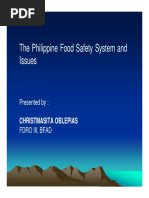 RA 10611 or The Food Safety Act of 2013 | PDF | Food Safety | Foods