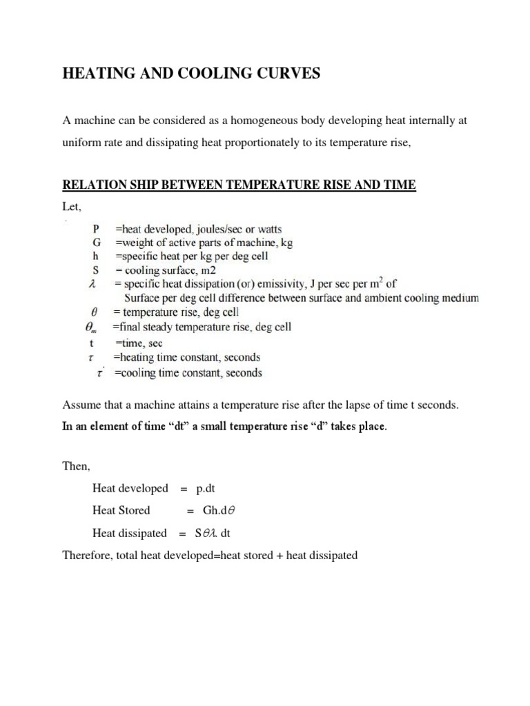 Heating and Cooling Curves | PDF