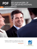 The ASQ Certified Manager of Quality/Organizational Excellence Handbook ...