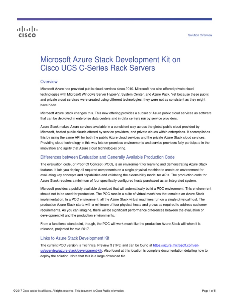 Solution Overview c22 738546 | PDF | Microsoft Azure | Cloud Computing