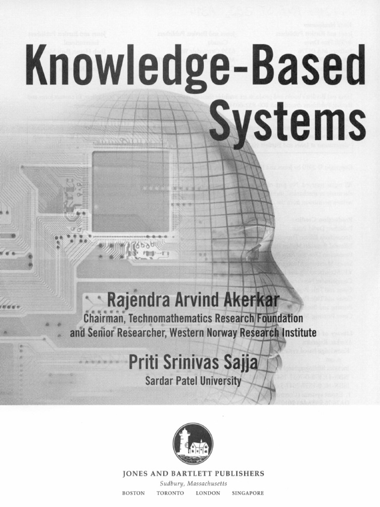 2010 Knowledge Based Systems Rajendra Arvind Akerkar PDF | PDF ...