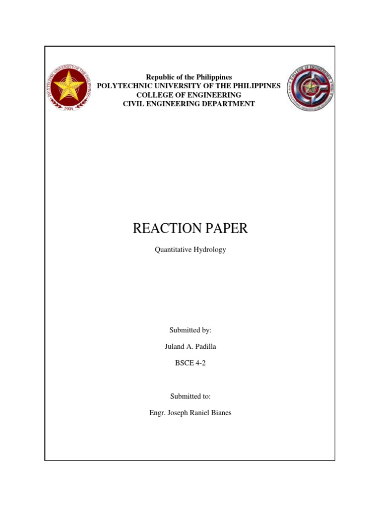 Reaction Paper | PDF