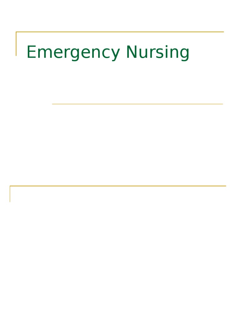 Emergency Nursing | PDF | Traumatic Brain Injury | Hypothermia