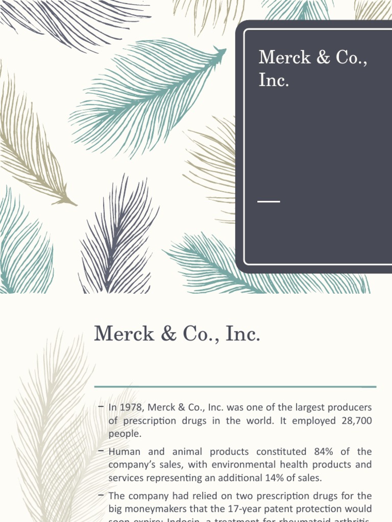 Merck & Co | PDF | Merck & Co. | Medicine