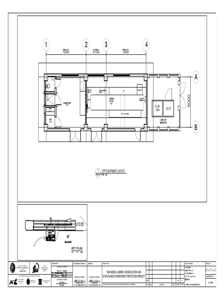 STP Equipment Layout 1: Control Room 1-02 Laboratory 1-01 | PDF | Paint ...