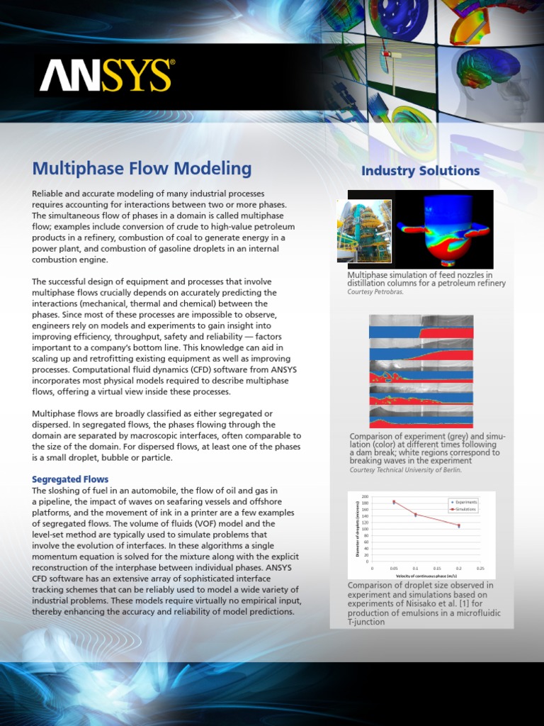 Multiphase Flow Modeling: Industry Solutions | PDF | Computational ...