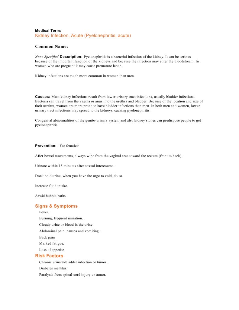 Pyelo | PDF | Urinary Tract Infection | Medical Specialties