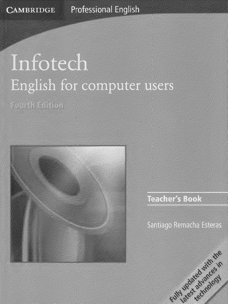 Infotech English For Computers Users Teacher S Book | PDF