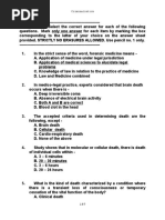 HOSA Forensic Science Practice Test | PDF | Crime Scene | Forensic Science