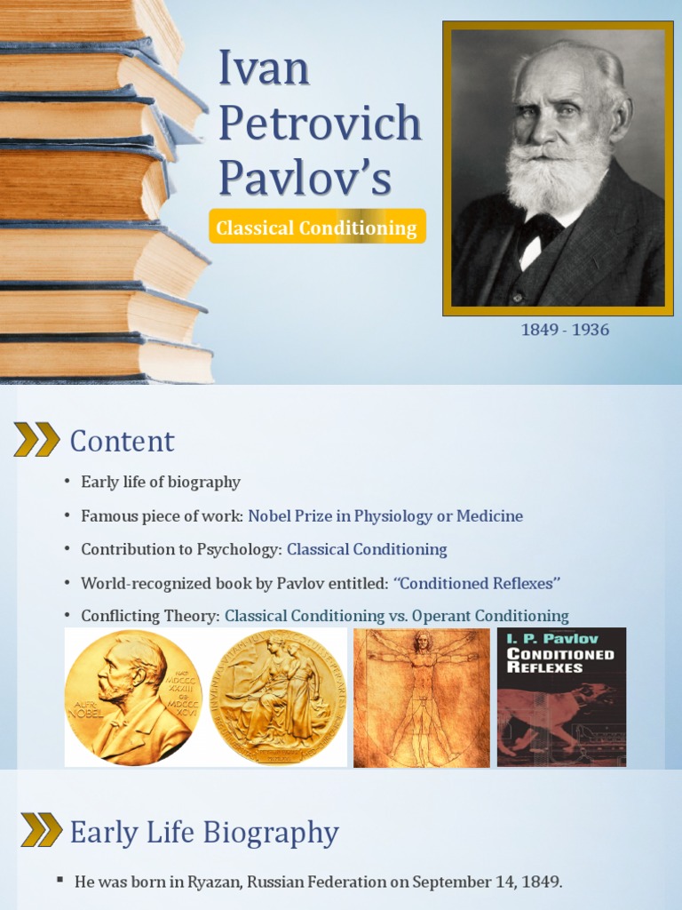 Ivan Pavlov's - Classical Conditioning | PDF | Classical Conditioning ...