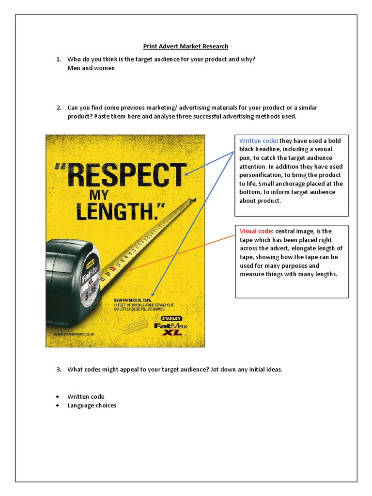 Print Advert Strategy and Analysis | PDF | Page Layout | Advertising