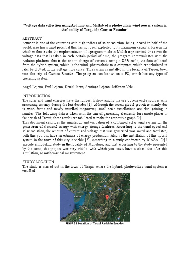 Digest Template 2018 Lojano | PDF | Power Inverter | Wind Power