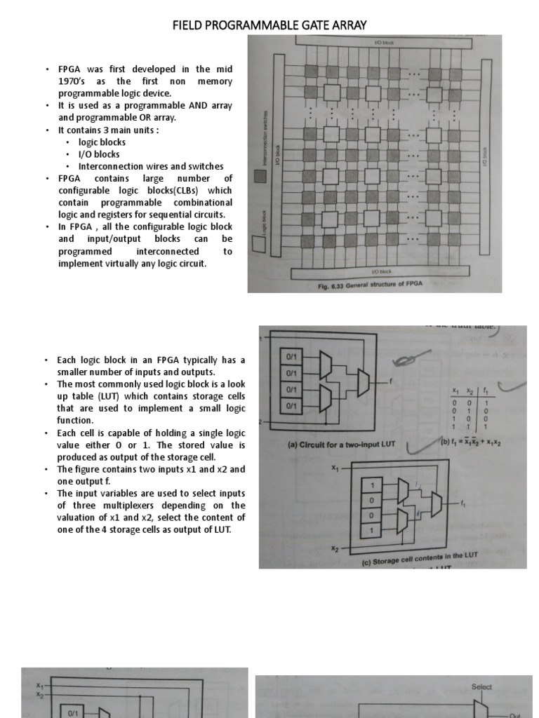 FPGA | PDF | Field Programmable Gate Array | Logic Gate