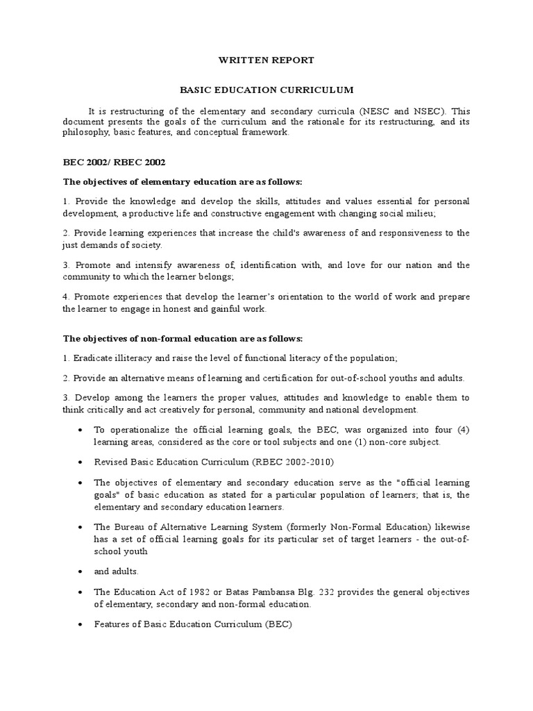 Bec 2002_ Rbec | Curriculum | Learning