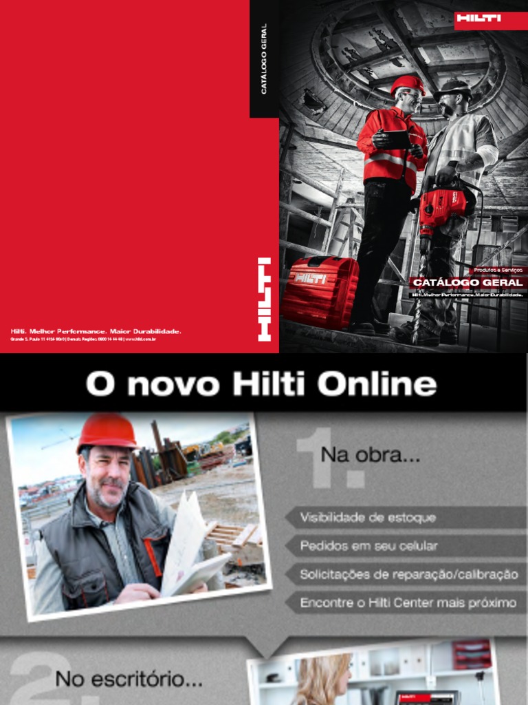Catálogo Geral Hilti 2015.pdf | PDF | Liderança em energia e design ...