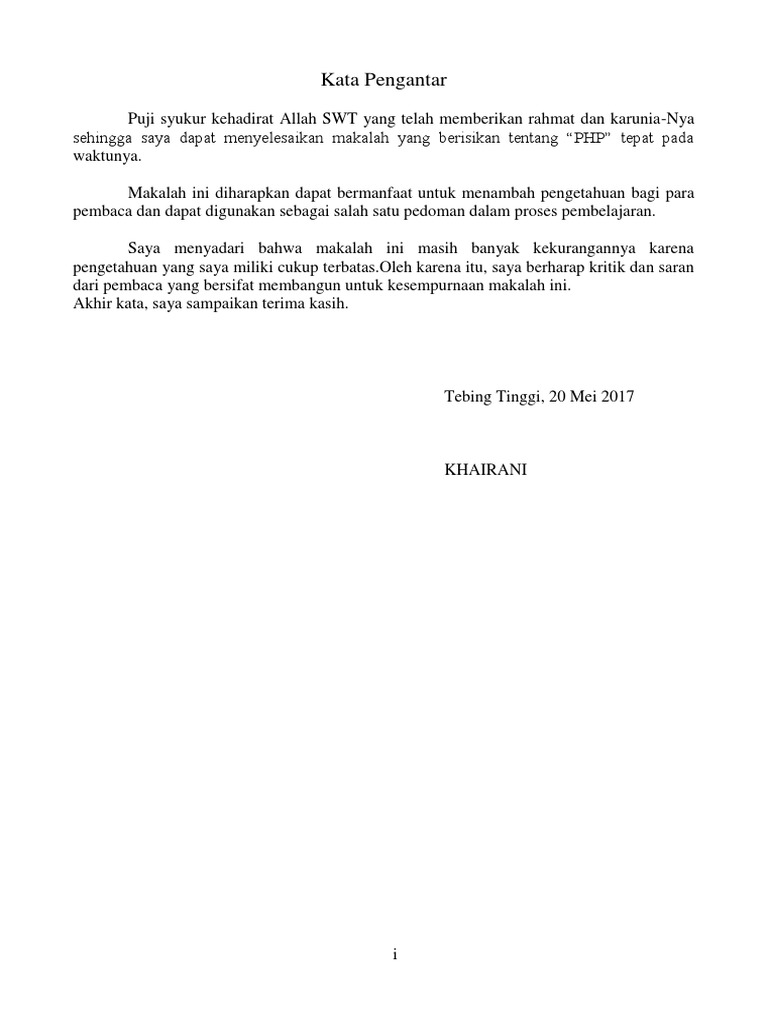 Makalah PHP | PDF | Seni