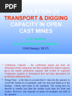 BCM and LCM Calculations in Mining | PDF | Density | Volume