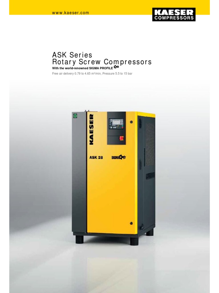 ASK Series Rotary Screw Compressors: With The World-Renowned SIGMA ...