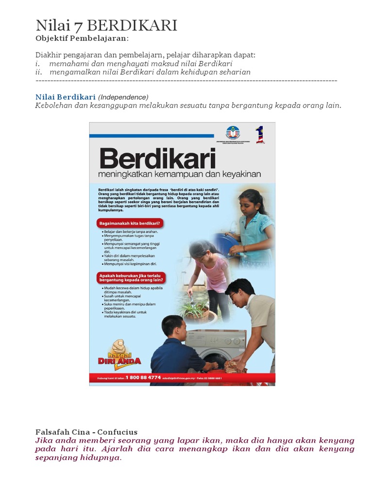 Nilai 7 BERDIKARI | PDF