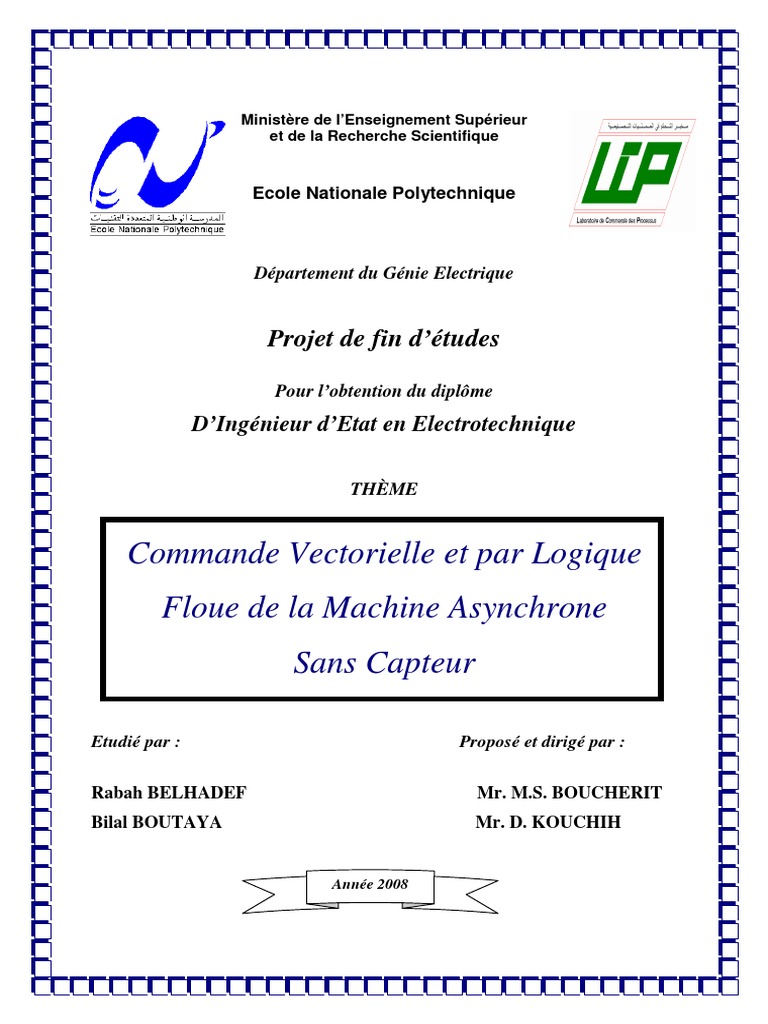 Commande Vectorielle de Machine Asynchrone | PDF | Redresseur ...
