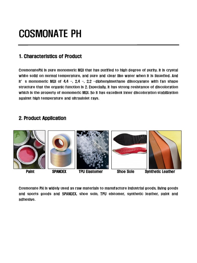 Cosmonate Ph Mdi Pure | Breathing | Leather