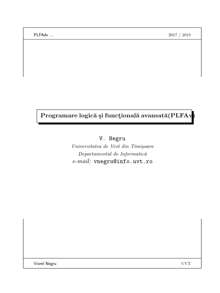 Curs Lisp Part 1 Master | PDF | Software Engineering | Programming Paradigms