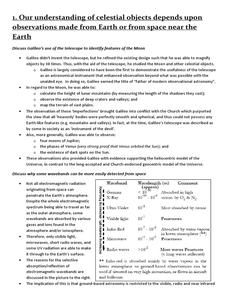 Celestial Objects | Download Free PDF | Angular Resolution | Optics