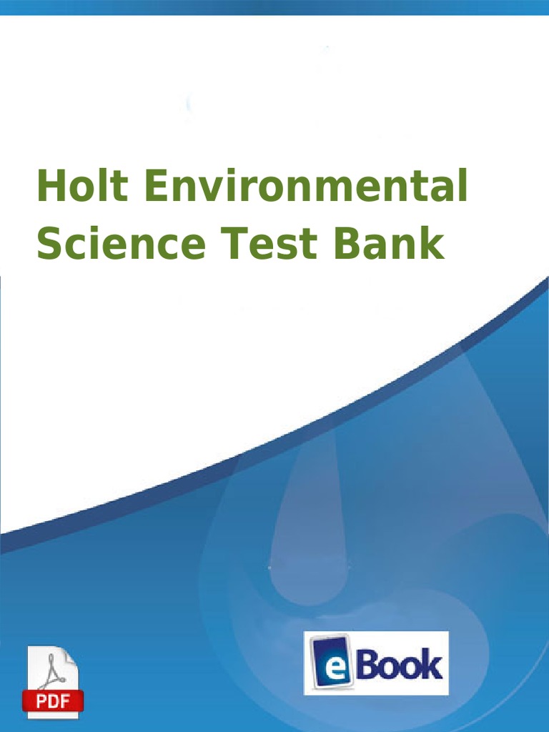 PDF Holt Environmental Science Test Bank Mybookdircom | PDF | E Books ...