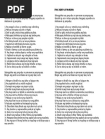 Kayarian NG Pang Uri | PDF