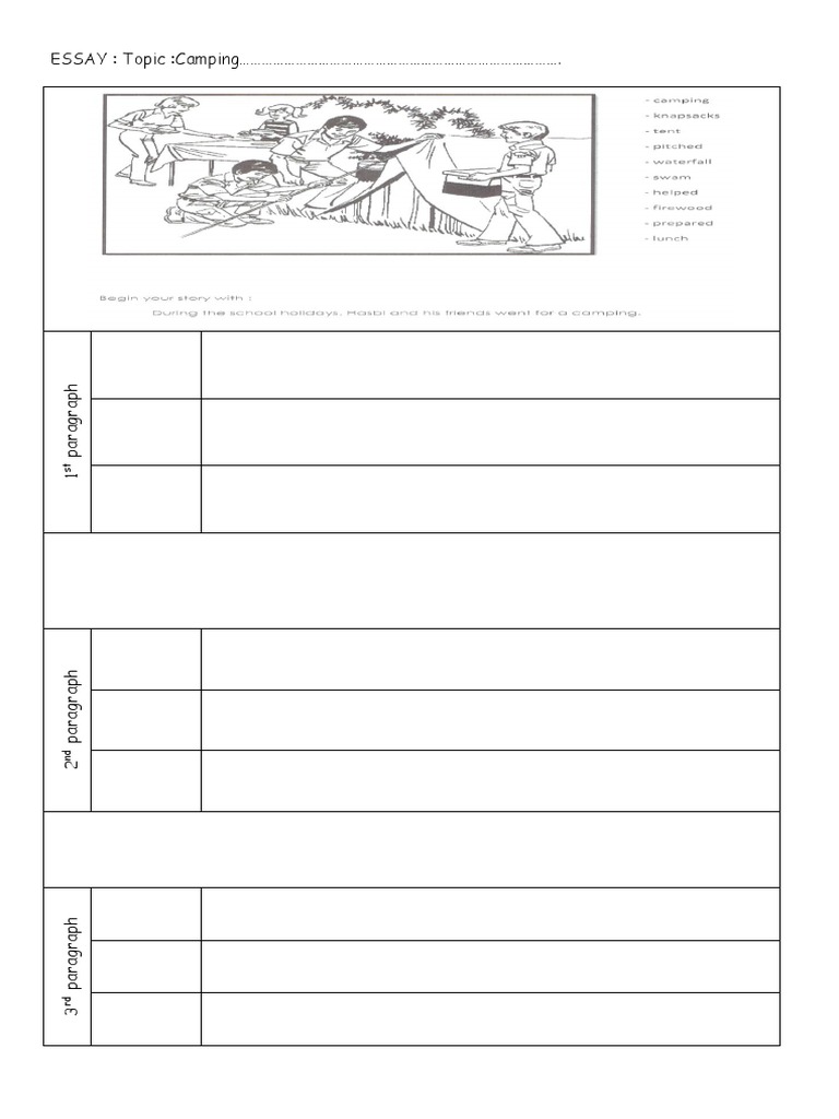 Camping Essay | PDF | Home & Garden
