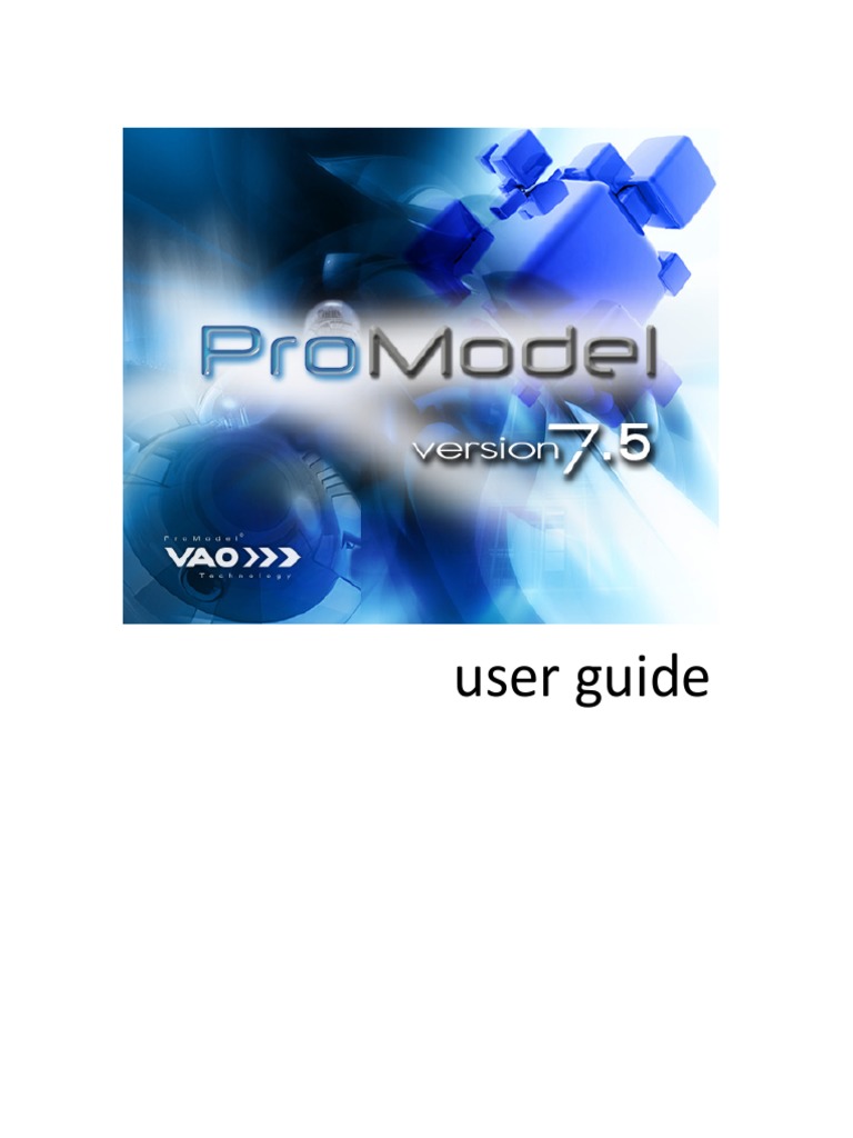 ProModel User Guide | PDF | Menu (Computing) | Microsoft Windows