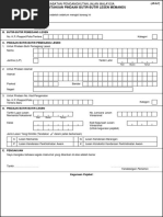 JPJL1 Idp - Borang Permohonan Lesen Memandu | PDF