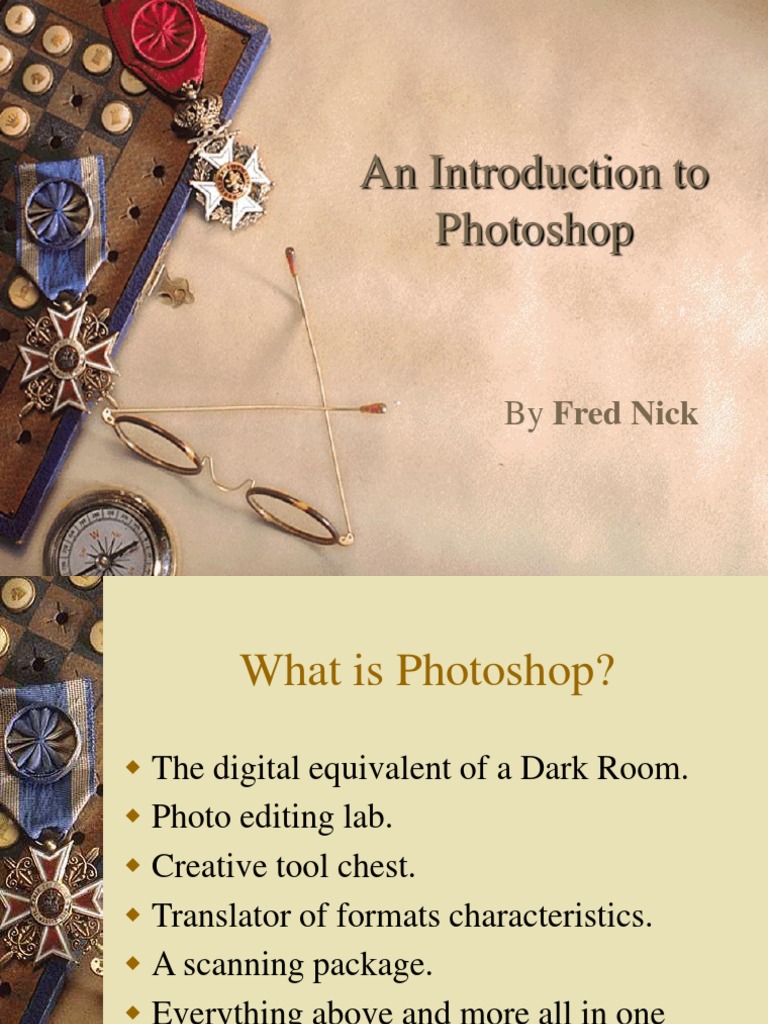 Introduction to Photoshop Basics | PDF | Adobe Photoshop | Rgb Color Model
