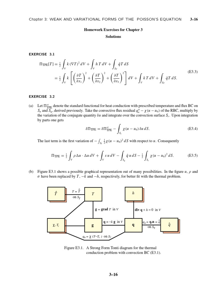 ch03 Ex PDF | PDF | Calculus Of Variations | Equations