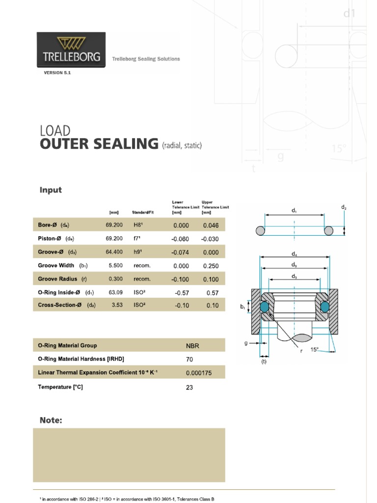 TSS O-Ring Calculator - Oring For Slide | PDF