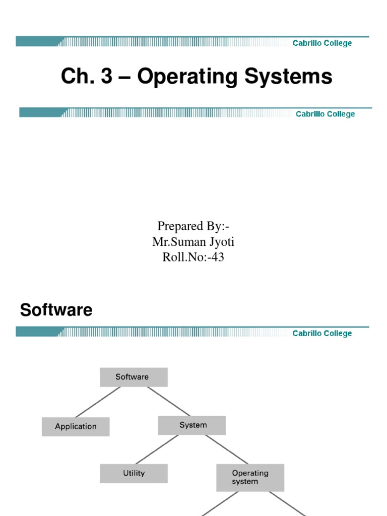 Lec 0.5 Operating System | PDF | Operating System | Graphical User ...