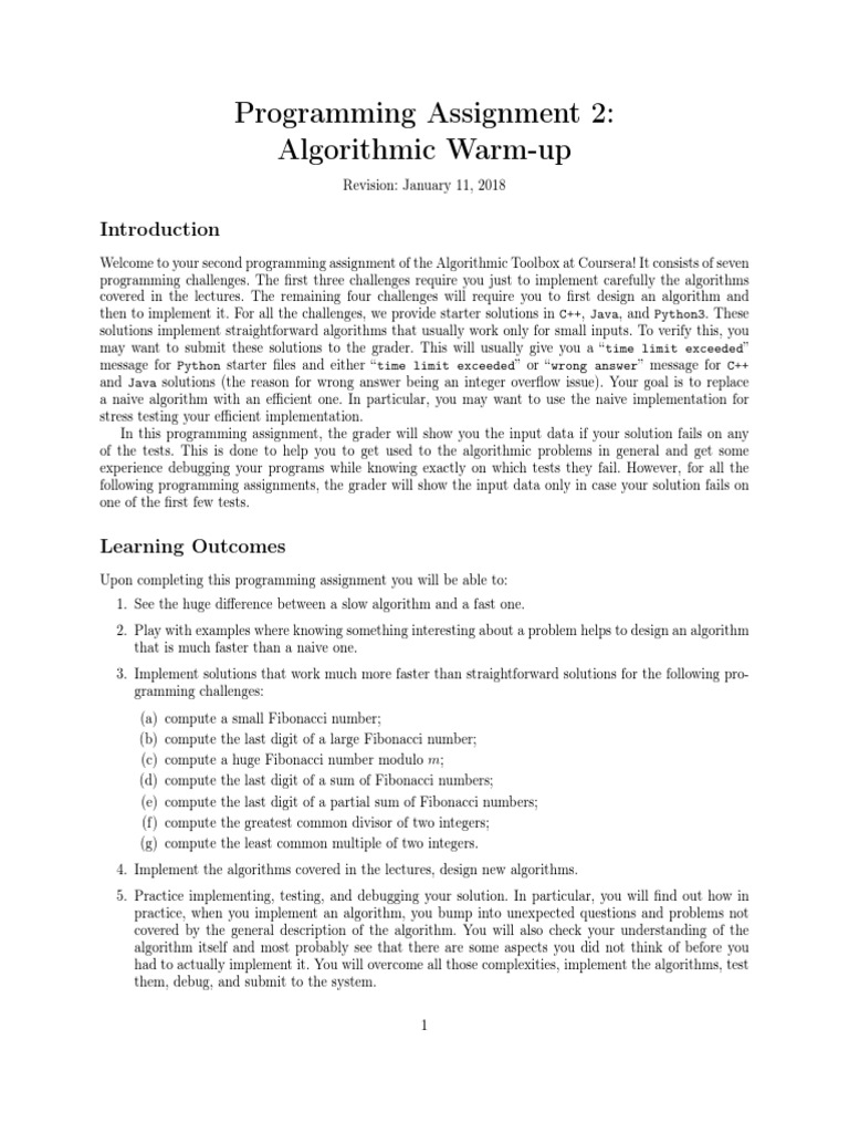 Week2 Algorithmic Warmup Pdf Computer Programming Algorithms 
