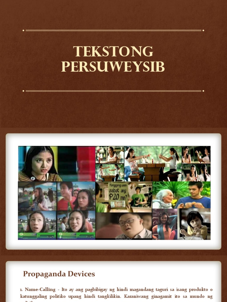 Tekstong Persuweysib | PDF