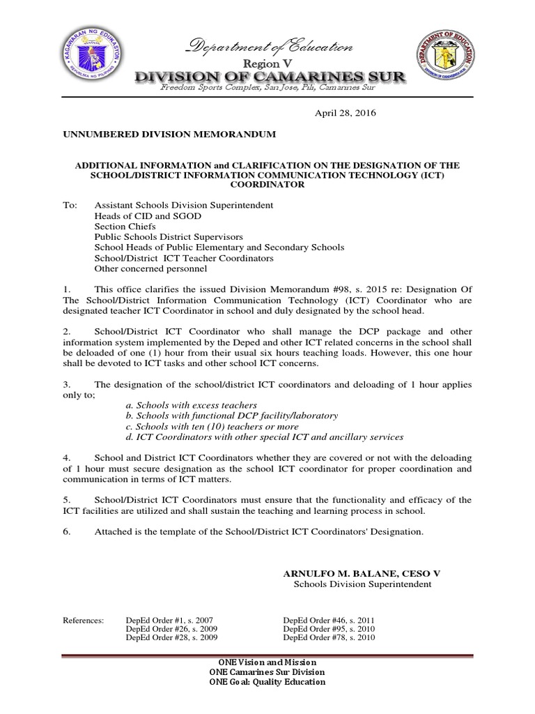 Ict Designation | PDF | Educational Technology | Information And ...