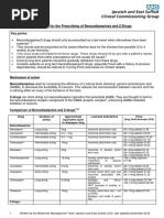 Benzo Conversion Chart | PDF | Benzodiazepine | Drugs