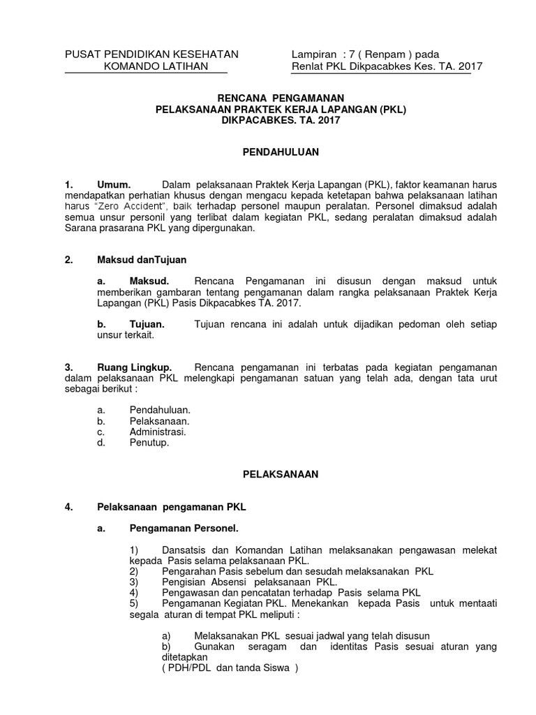 Lampiran 7 RENPAM | PDF | Komputer