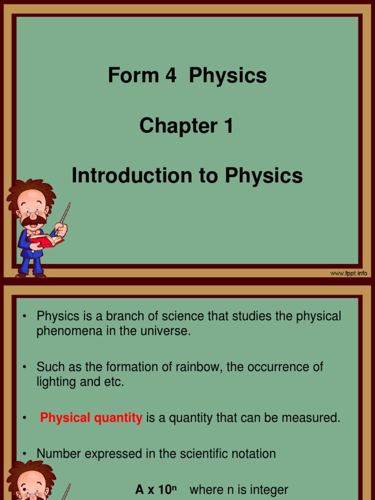 Chapter 1 Introduction To Physics | PDF