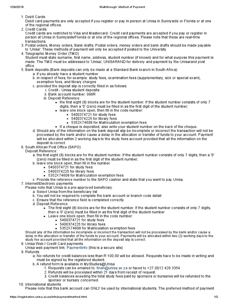 Walkthrough - Method of Payment | PDF | Payments | Credit Card