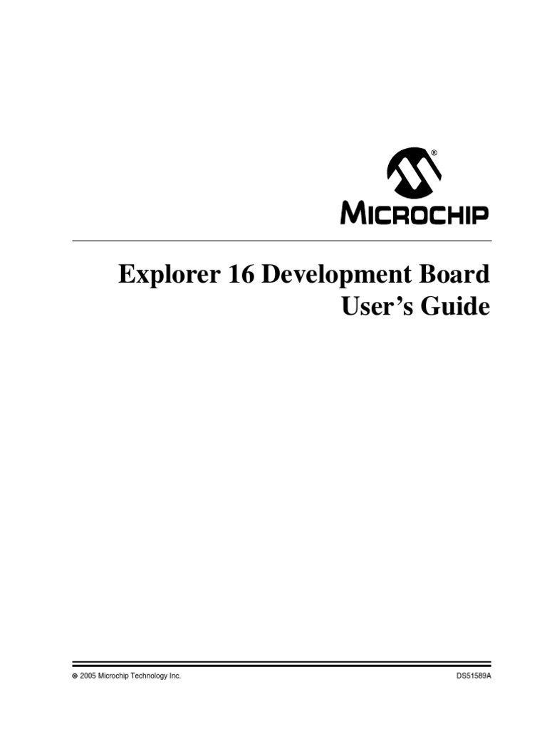 Explorer 16 Development Board User Guide | PDF | Computer Hardware ...