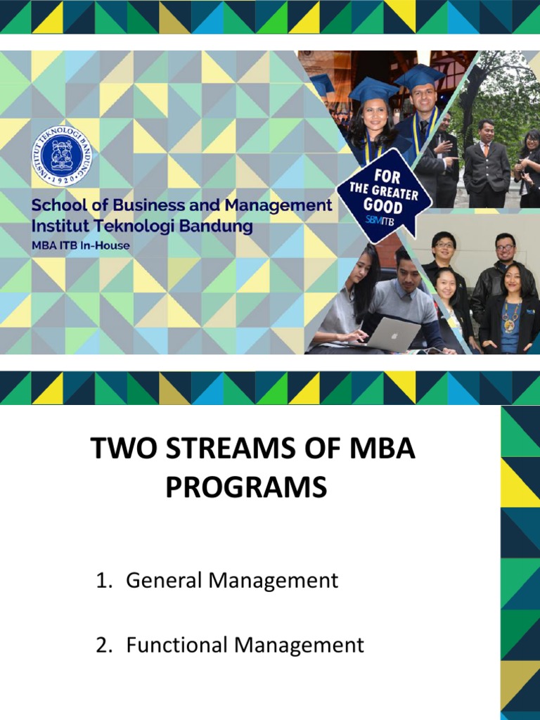 Mata Kuliah Pilihan MBA-ITB Inhouse Program | PDF