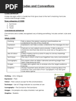 Action Genre Codes and Conventions | PDF