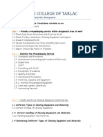 Housekeeping Training Topics Overview | PDF | Housekeeping