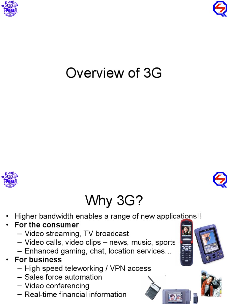 Overview of 3G | PDF | 3 G | General Packet Radio Service